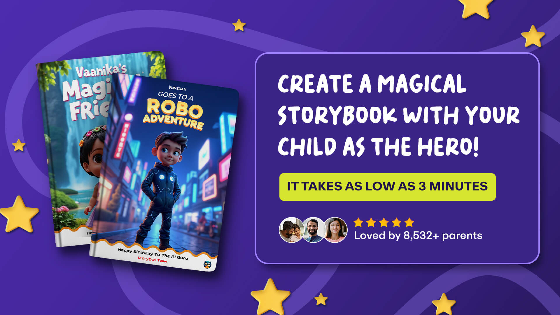 StoryOwl: Personalized Kids' Books Where Your Child is the Hero